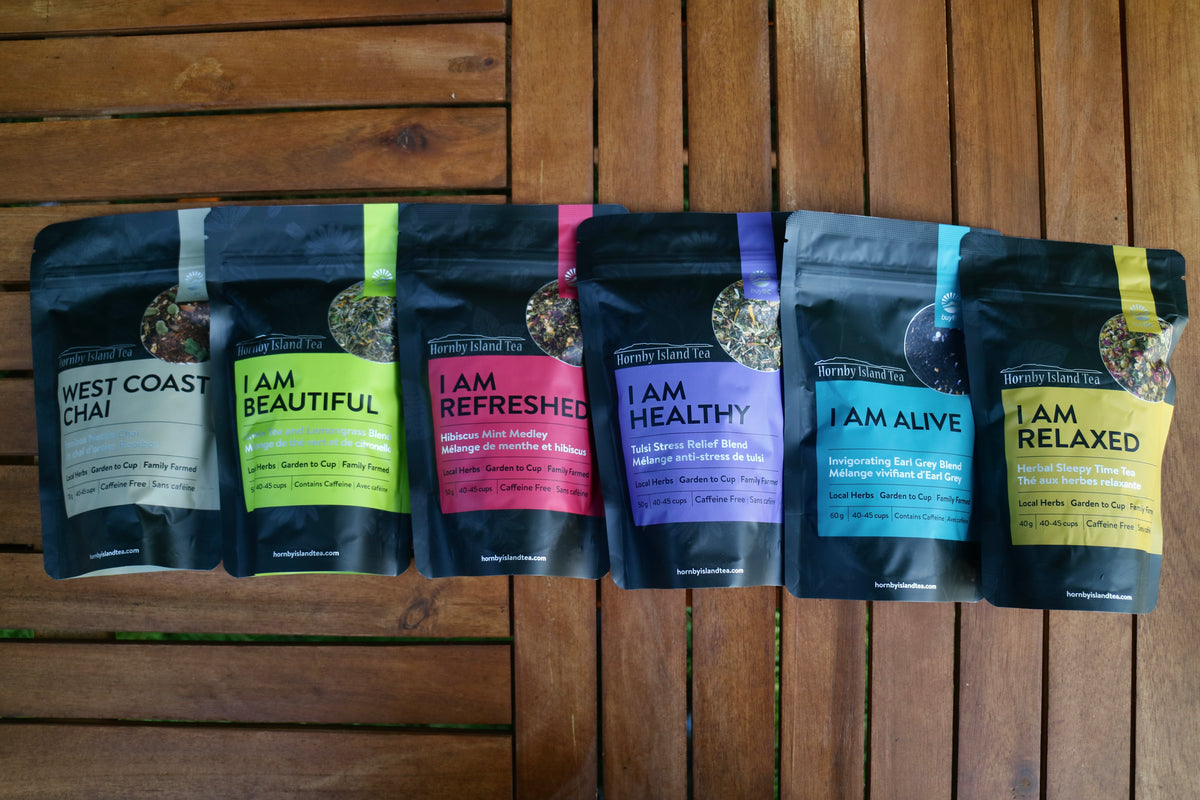 The OG Collection + Glass Tea Pot – Hornby Island Tea